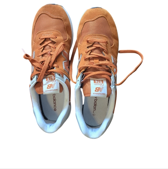 New Balance | Shoes | New Balance Orange Sneakers Retro Suede Design ...